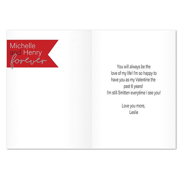 Couple's Love Valentine's Day Greeting Card
