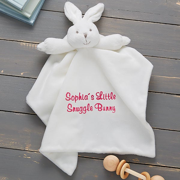 Baby Bunny Personalized Baby Security Blanket
