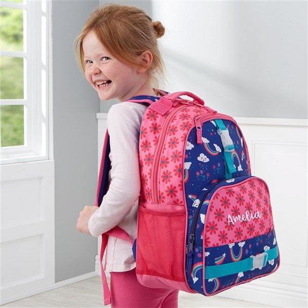 Rainbow Print Personalized Kids Backpack
