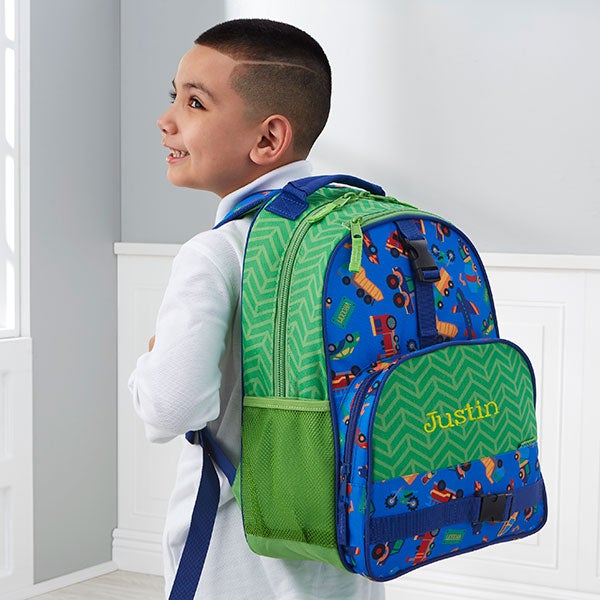 Transportation Print Personalized Kids Backpack