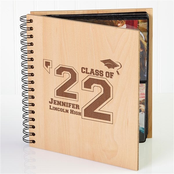 Personalized Graduation Wooden Photo Album