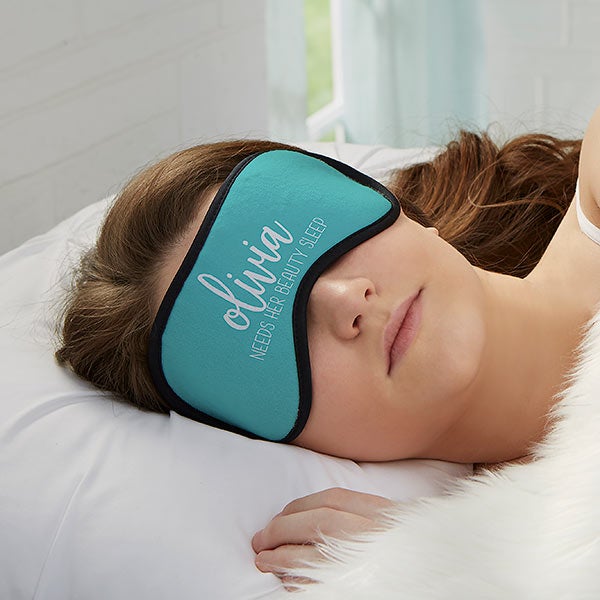 Scripty Style Personalized Sleep Mask