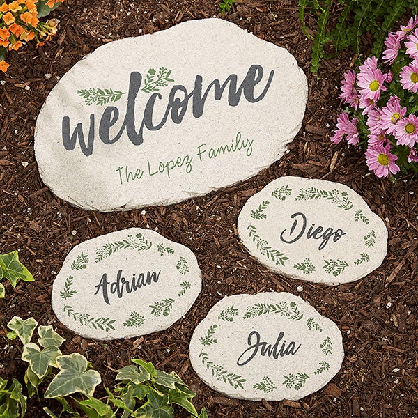 Cozy Home Personalized Garden Stepping Stones
