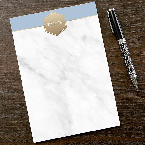 Marble Personalized Notepad