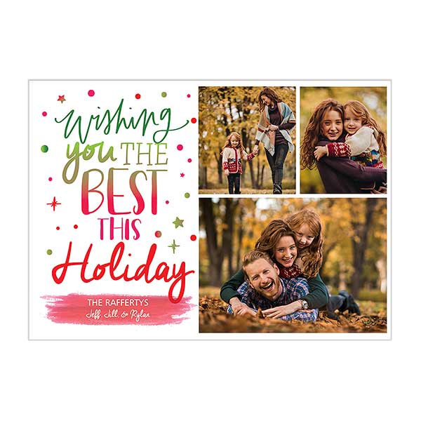 Wishing You The Best Christmas Card