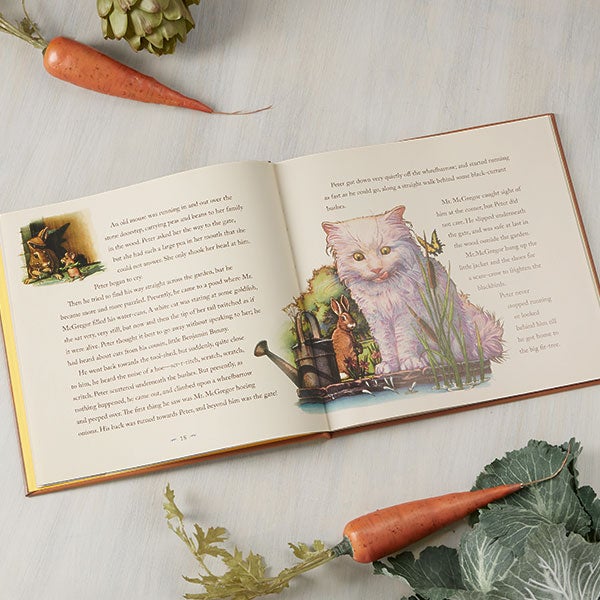 Peter Rabbit Personalized Leather Book
