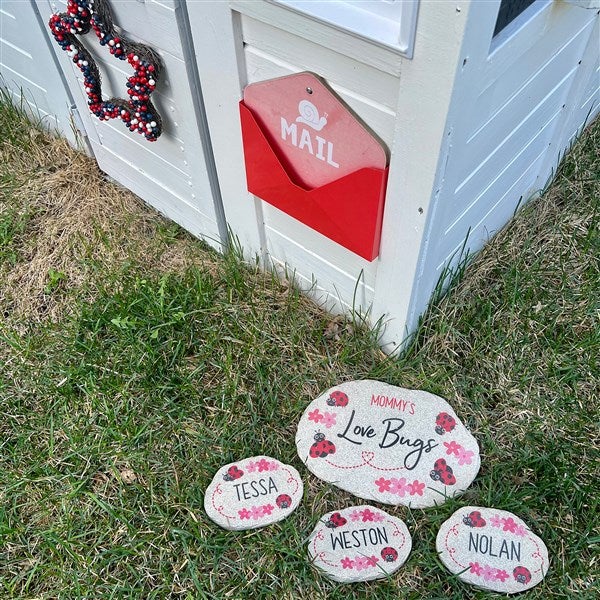 Love Bugs Personalized Garden Stones