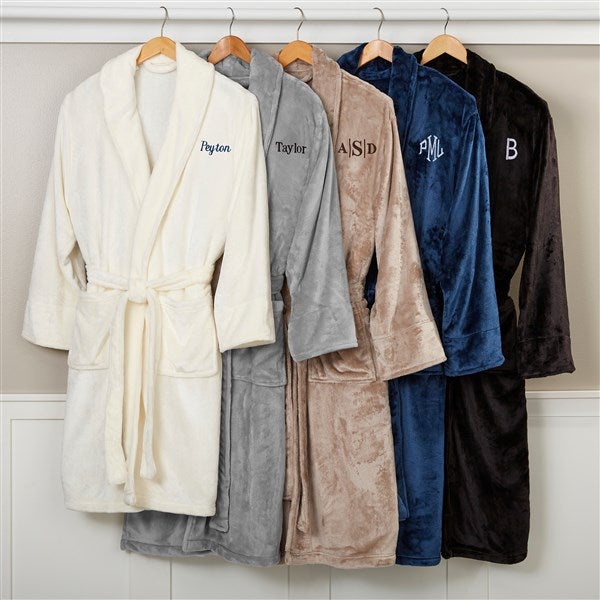 Personalized Luxury Fleece Robes For Him