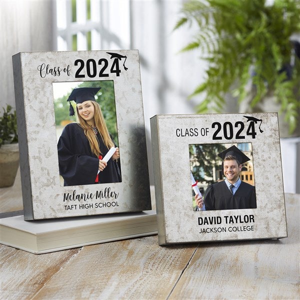 Class of Graduation Galvanized Box Picture Frame - 4x6