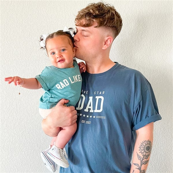 Five Star Dad Personalized Men's Shirts