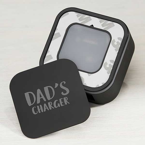 Personalized LED Multi Port USB Charger For Dad