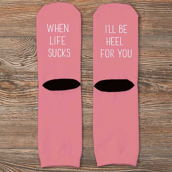 Scripty Style Personalized Socks
