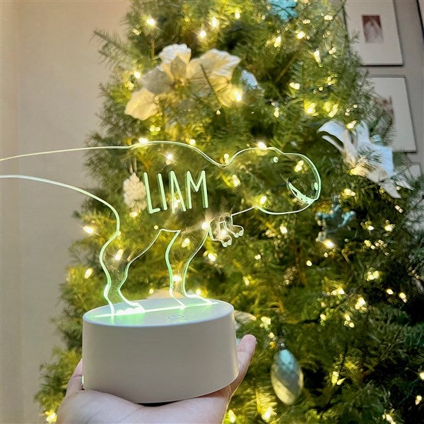 Dinosaur Night Light Personalized LED Sign