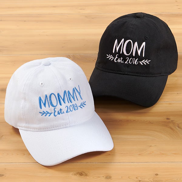Established Mom Personalized Baseball Caps