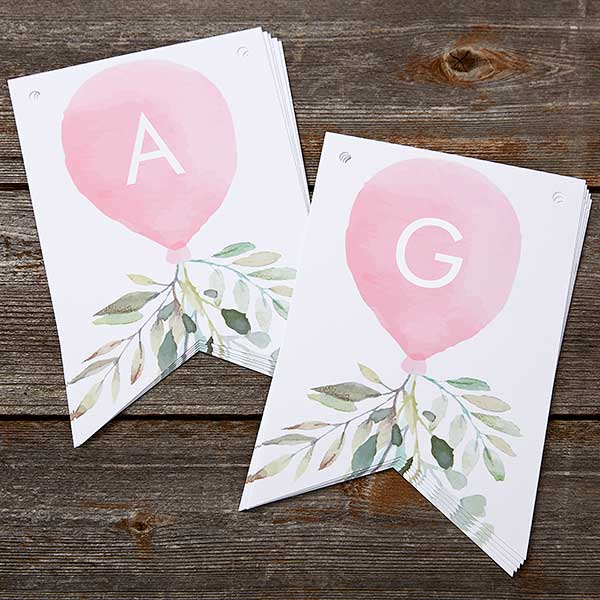Ready To Pop Girl Personalized Bunting Banner - 32 Flags