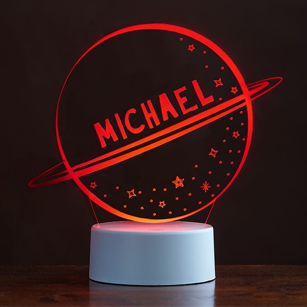 Space Night Light Personalized LED Sign