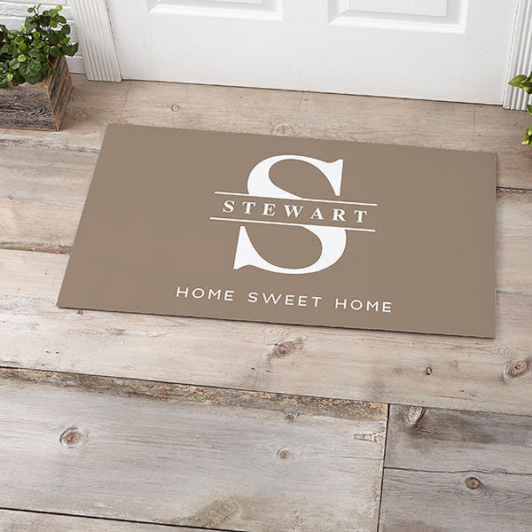Lavish Last Name Personalized Doormat - 20x35
