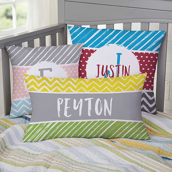 Yours Truly Personalized Throw Pillows for Kids