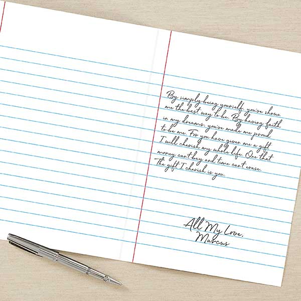 Love Letter Personalized Oversized Greeting Card