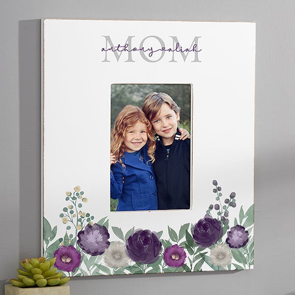 Floral Love Personalized Mom Picture Frames