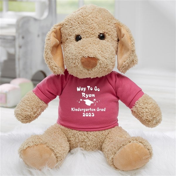 Congrats! Grad Personalized Plush Dog