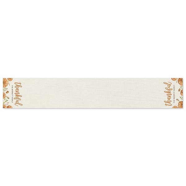 Seasonally Script Personalized Table Runner - 16x120