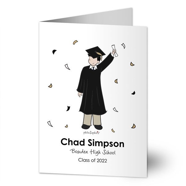 Graduation Guy philoSophie's Personalized Graduation Cards