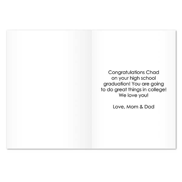 Graduation Guy philoSophie's Personalized Graduation Cards