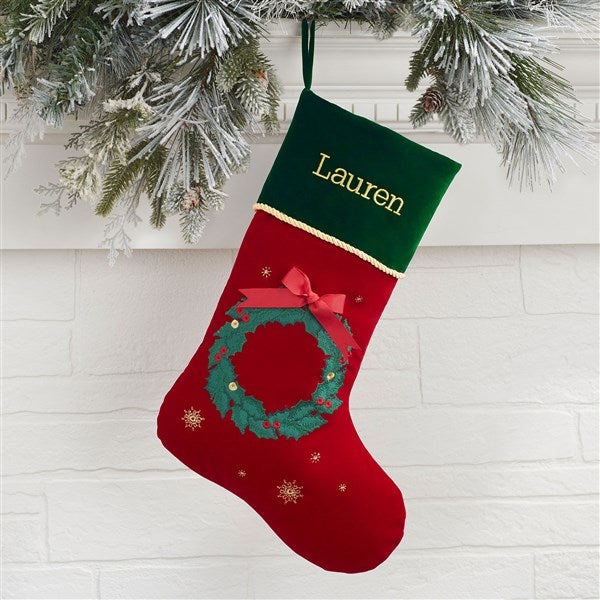 Traditional Icon Personalized Christmas Stockings
