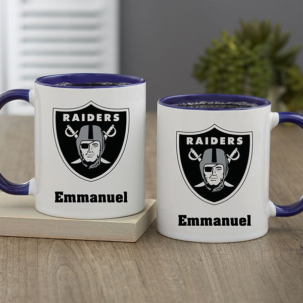 NFL Las Vegas Raiders Personalized Coffee Mug 11oz Black