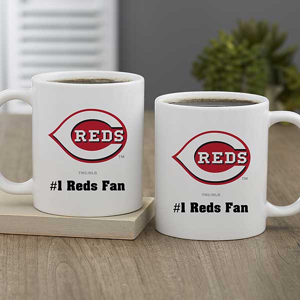 MLB Cincinnati Reds Personalized Coffee Mugs