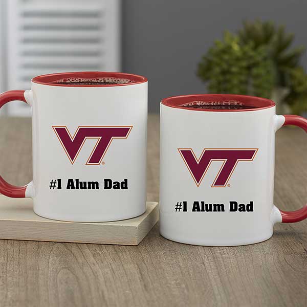 NCAA Virginia Tech Hokies Personalized Coffee Mugs