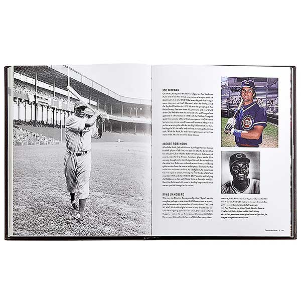 Baseball Hall of Fame Personalized Leather Book