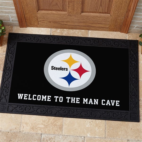 NFL Pittsburgh Steelers Personalized Doormat - 18x27