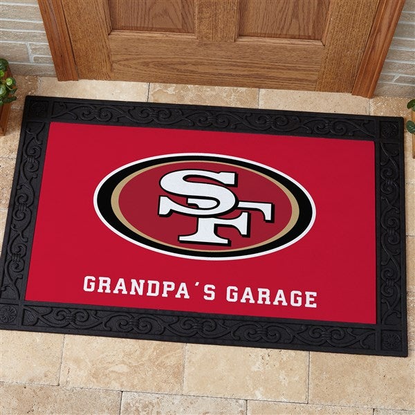 NFL San Francisco 49ers Personalized Doormat - 20x35