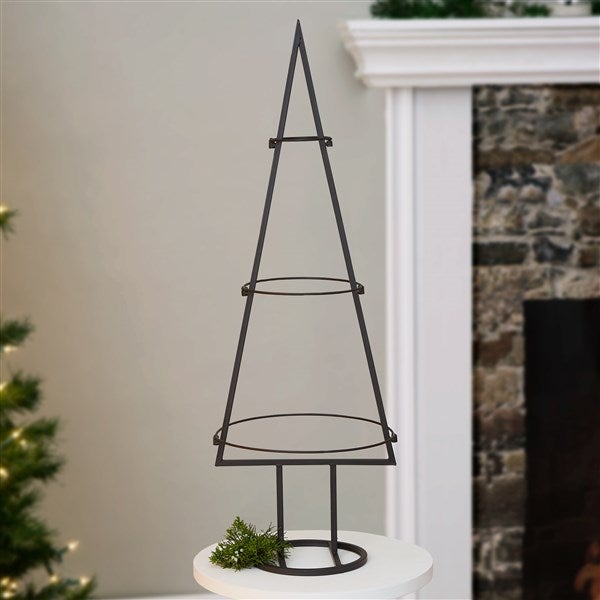 Metal Tabletop Christmas Tree Ornament Display Holder
