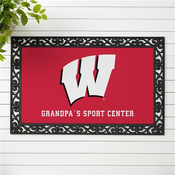 NCAA Wisconsin Badgers Personalized Doormat - 20x35