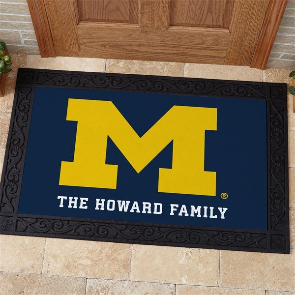 NCAA Michigan Wolverines Personalized Doormat - 20x35