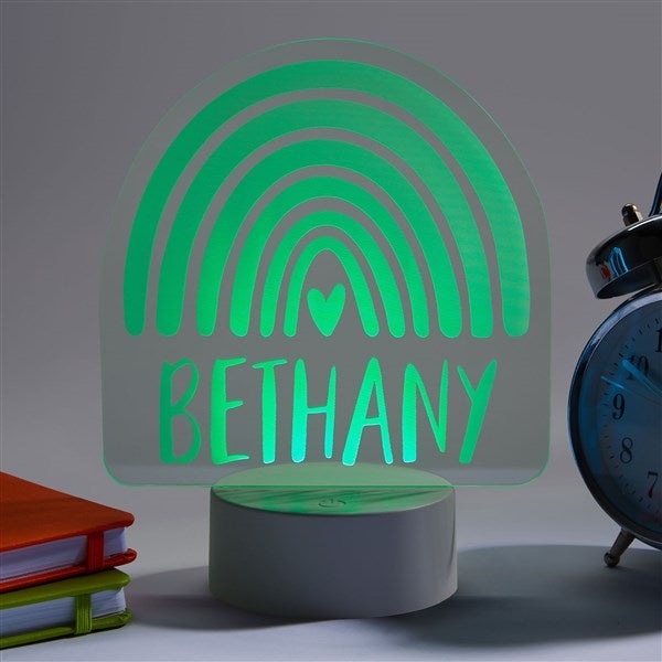 Watercolor Brights Personalized LED Sign