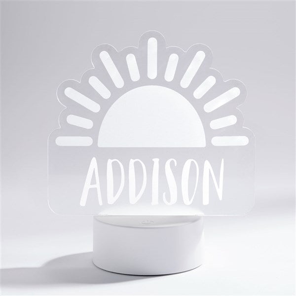 Watercolor Brights Sunshine Personalized Kids LED Sign