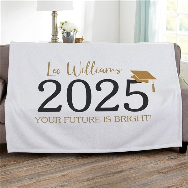 Classic Graduation Personalized Blankets