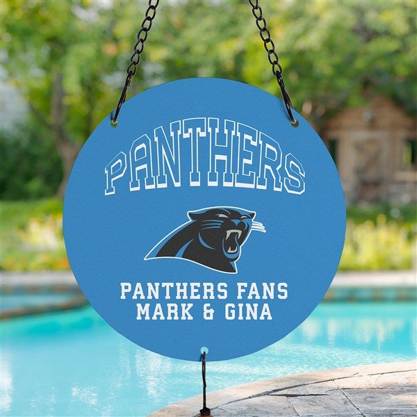 NFL Carolina Panthers Personalized Wind Chimes