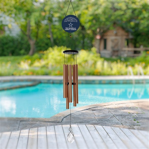 NFL Dallas Cowboys Personalized Wind Chimes