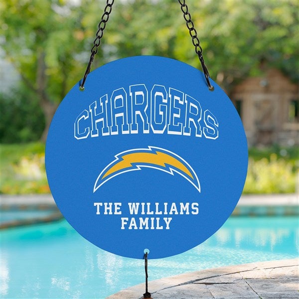 NFL Los Angeles Chargers Personalized Wind Chimes