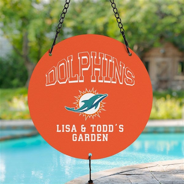 NFL Miami Dolphins Personalized Wind Chimes