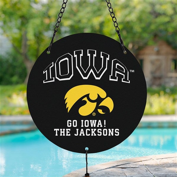 NCAA Iowa Hawkeyes Personalized Wind Chimes