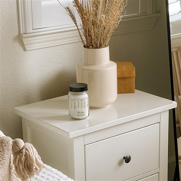 Garden Of Love Personalized Candle Jars