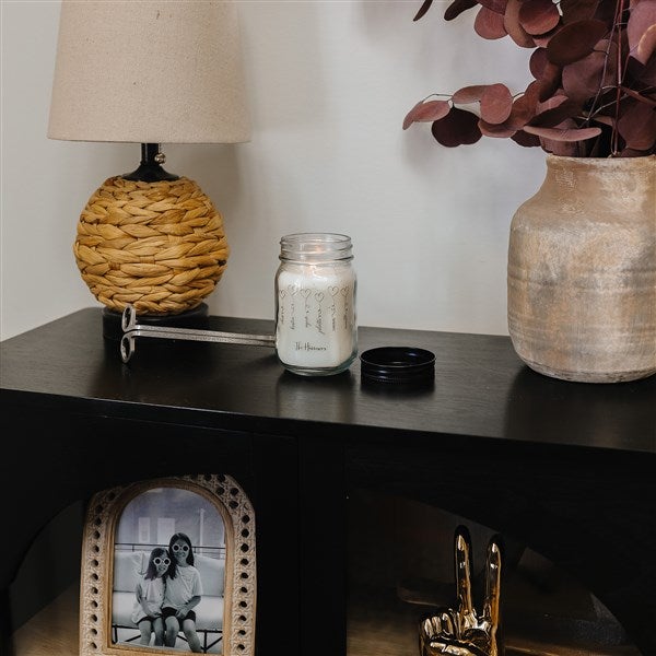 Garden Of Love Personalized Candle Jars