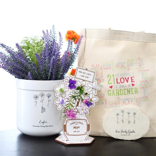 Garden Of Love Personalized Outdoor Flower Pot