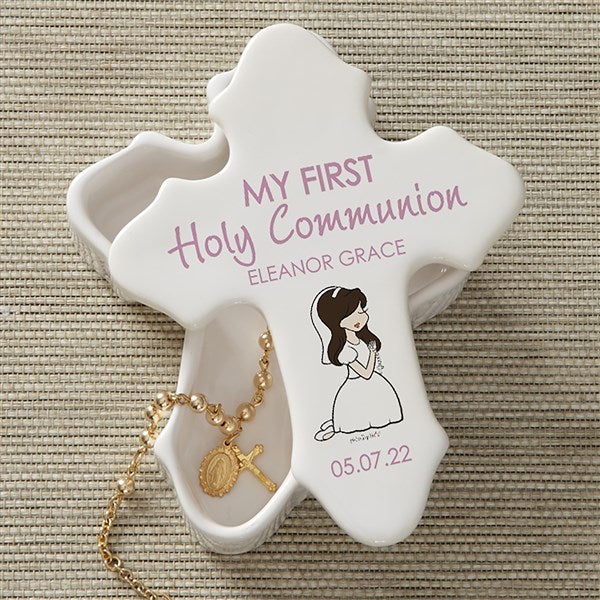 Communion Girl philoSophie's Personalized Cross Box